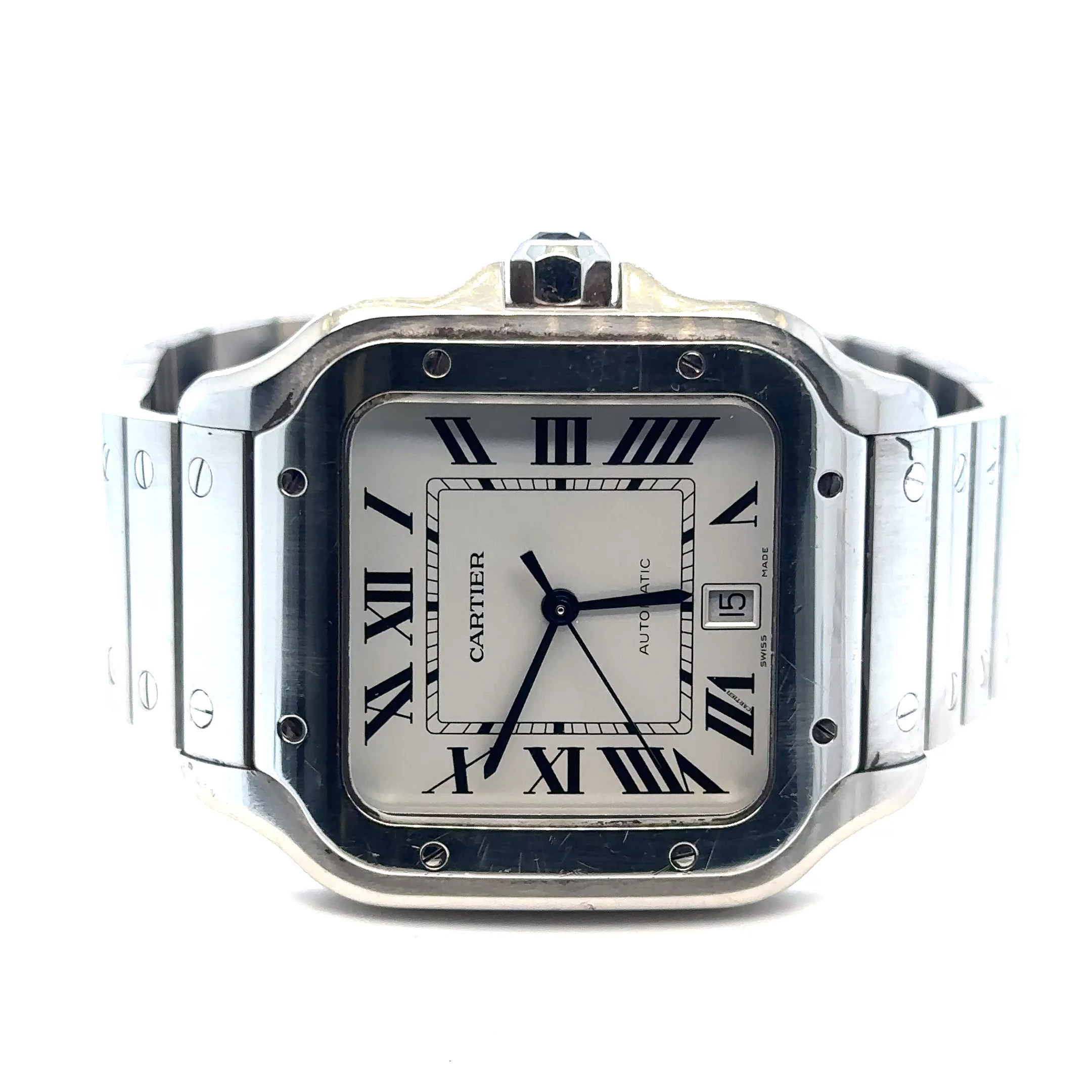 Santos de Cartier – Large Model Automatic - Jewelry & Timepiece Mechanix